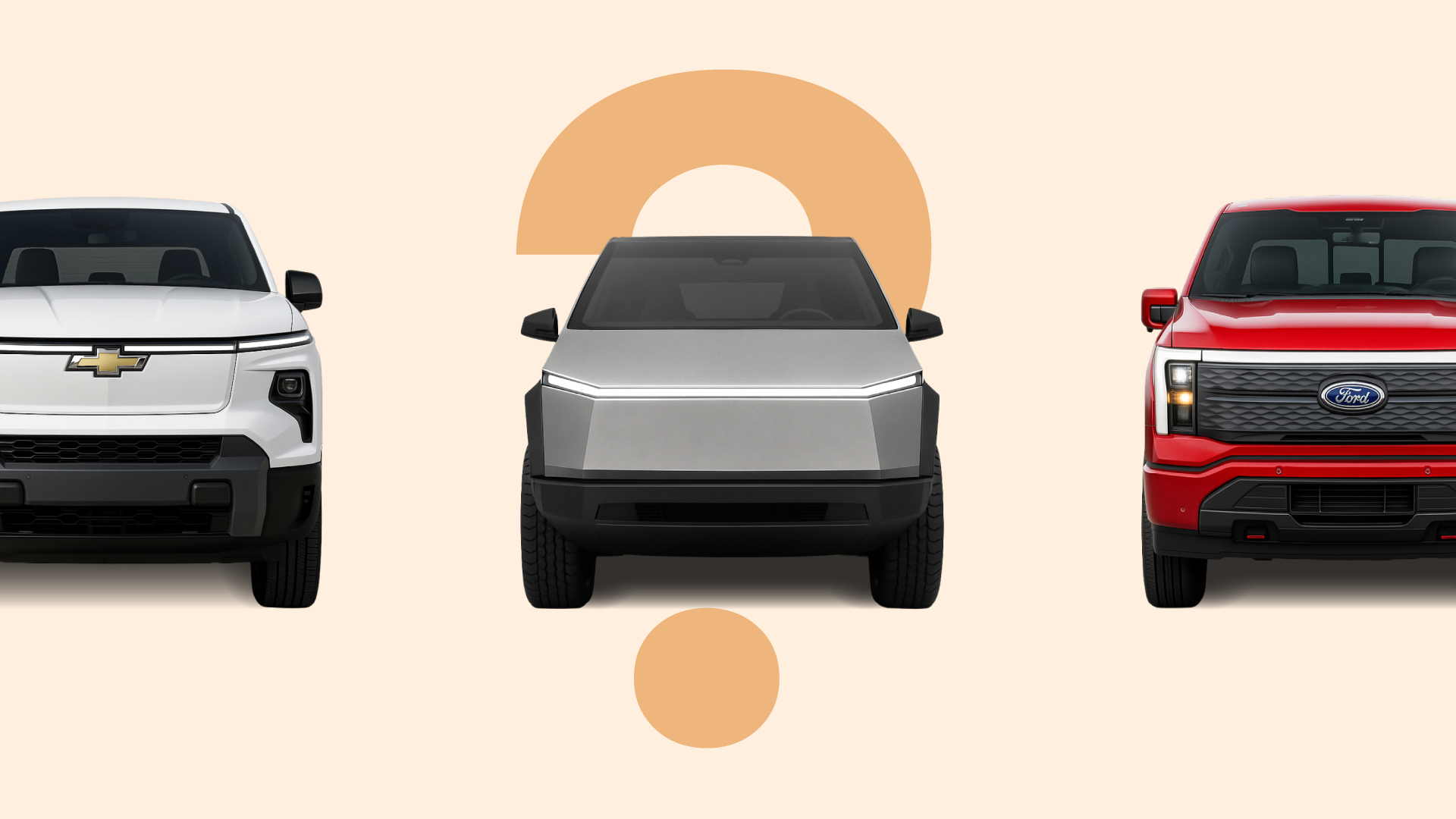 Cybertruck vs Silverado EV vs F-150 Lightning: Dimensions, Bed Size ...